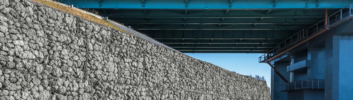Gabion Retaining Wall System | Geomesh Rock - Geofabrics Australasia