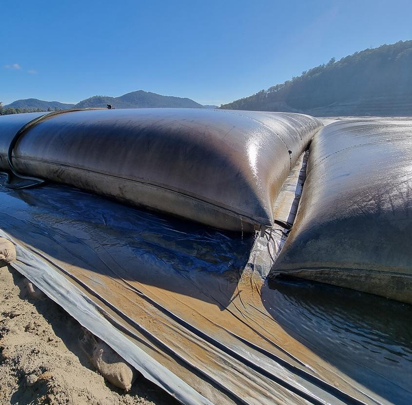 Geotube | GEOTUBE DEWATERING CONTAINERS MANAGE TAILINGS AT MMG MINE ...