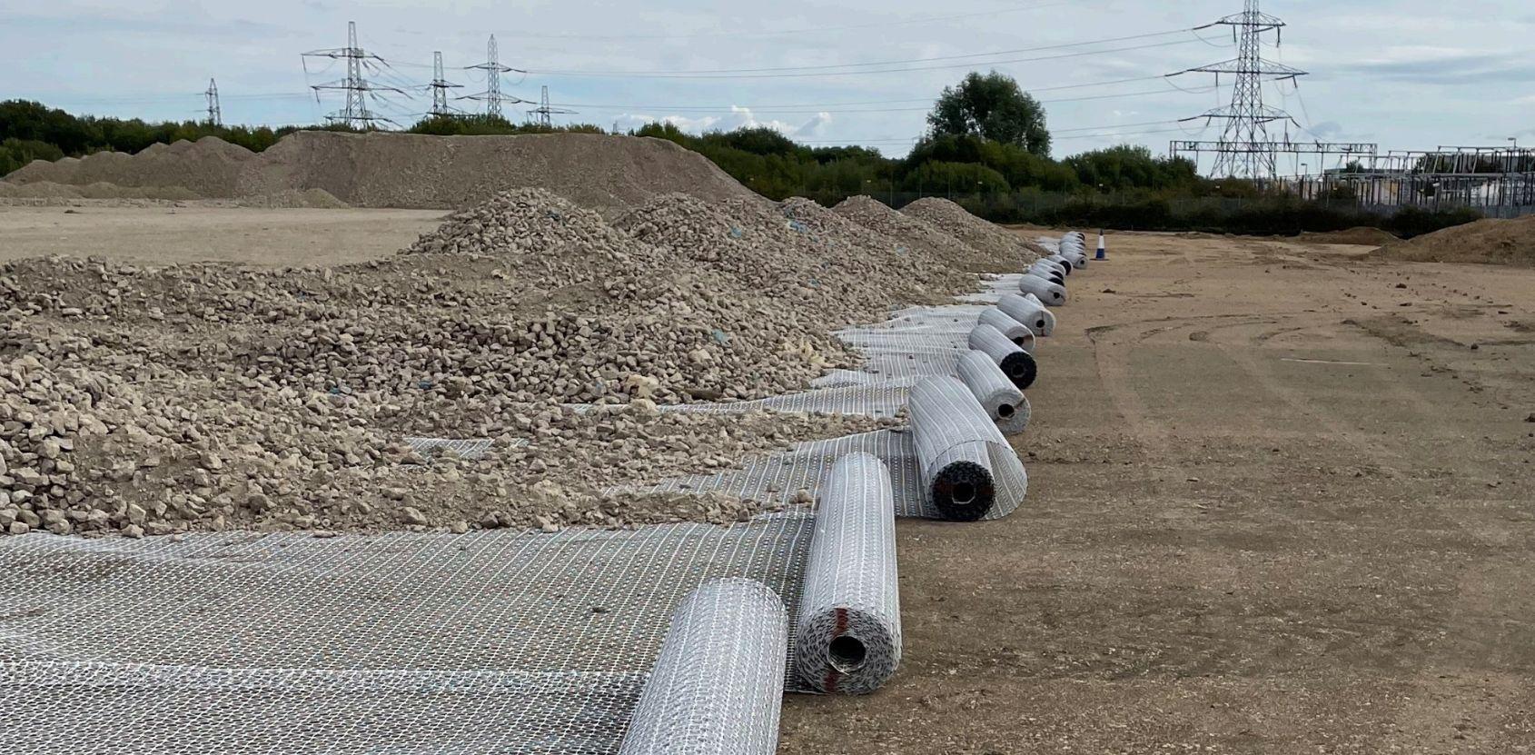 InterAx Geogrid | BUILDING A WORKING PLATFORM WITH INTERAX GEOGRID ...