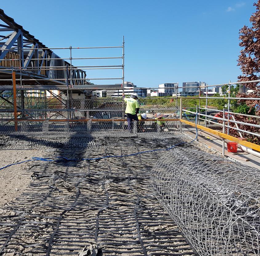 Gabion Retaining Wall | Geomesh Gabion - Geofabrics Australasia