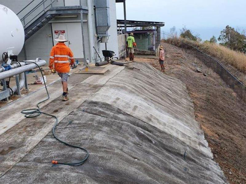PROTECT SLOPES FROM EROSION WITH CONCRETE CANVAS | Geofabrics Australasia